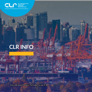 CLR INFO - October 2, 2025 - Construction Labour Relations Association ...